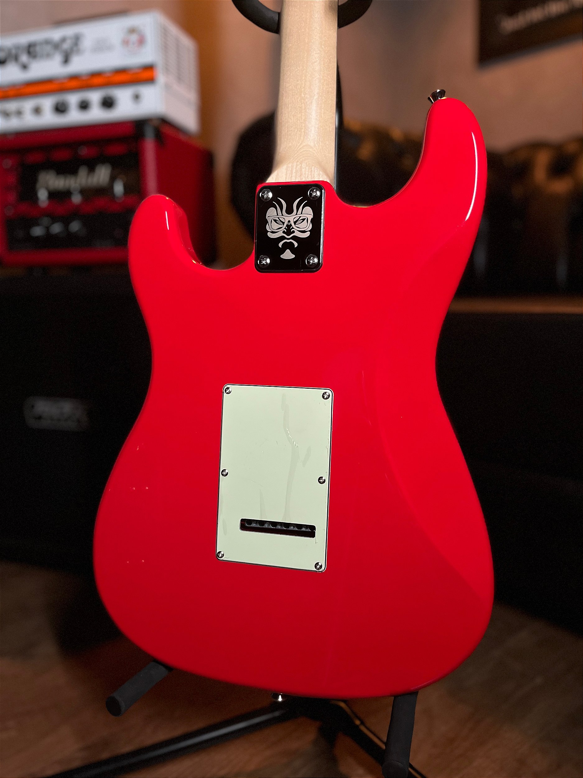 GUITARRA SEIZI VINTAGE SHINOBI SSS - FIESTA RED - Crunch Music