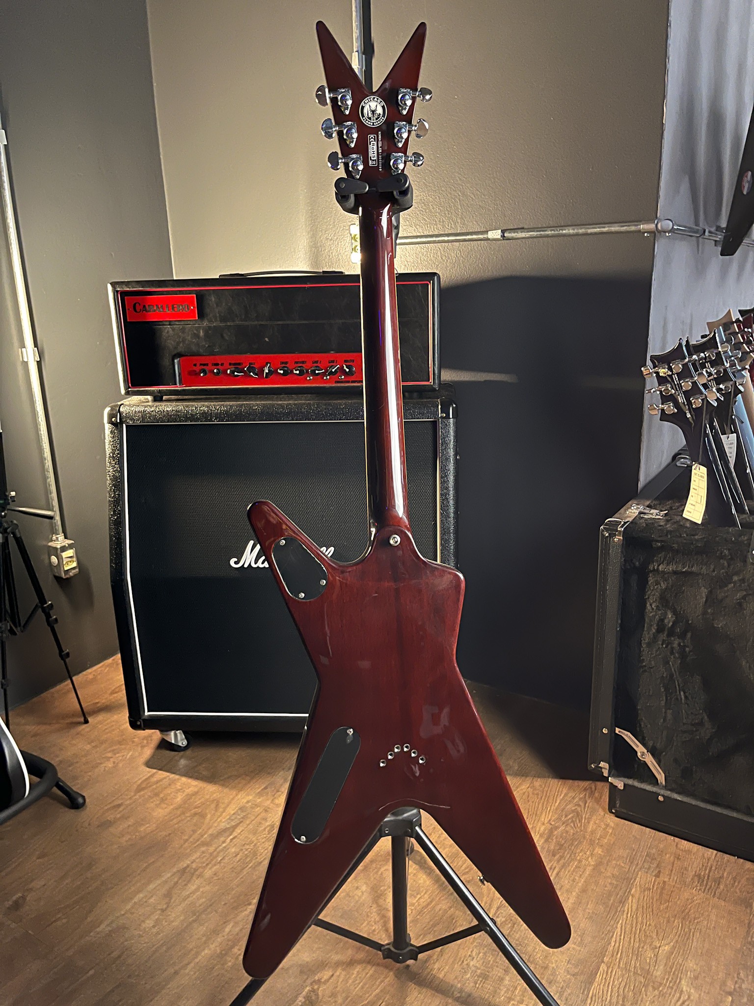 Guitarra Dean Ml Chicago Flame Transparent Brazilia - Com Bag - Crunch ...