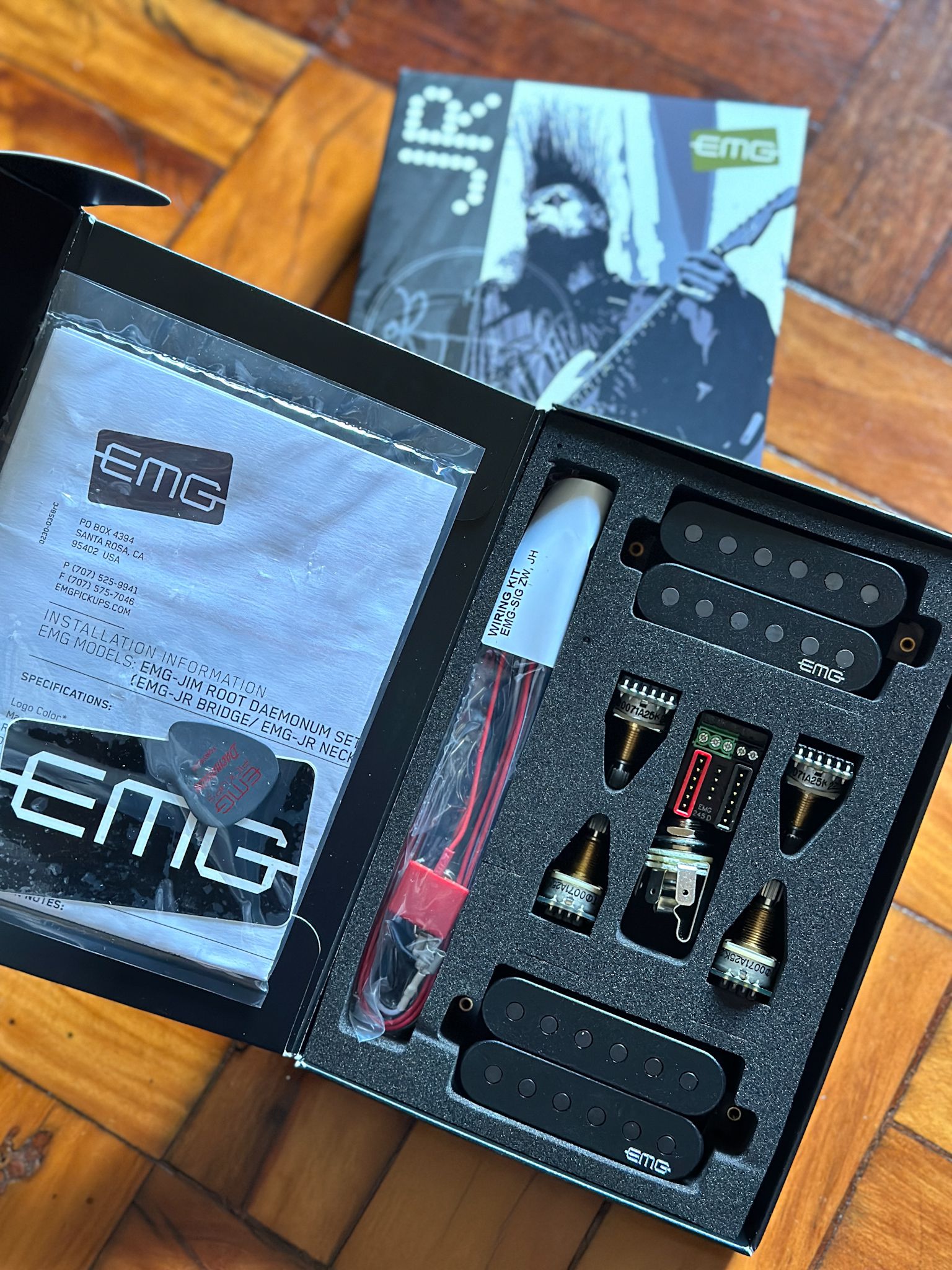 Set de Captadores Ativos EMG JR SET - Jim Root Signature - Crunch Music