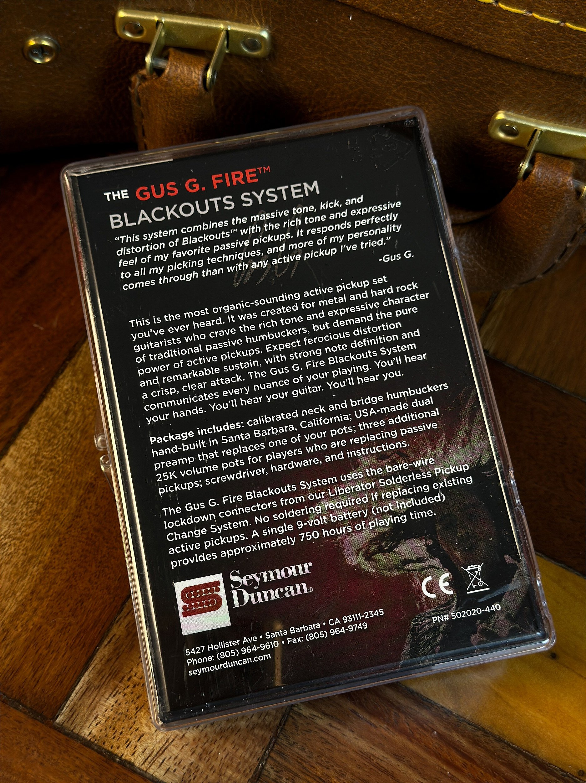 CAPTADORES SEYMOUR DUNCAN THE GUS G FIRE BLACKOUTS SYSTEM - Crunch Music