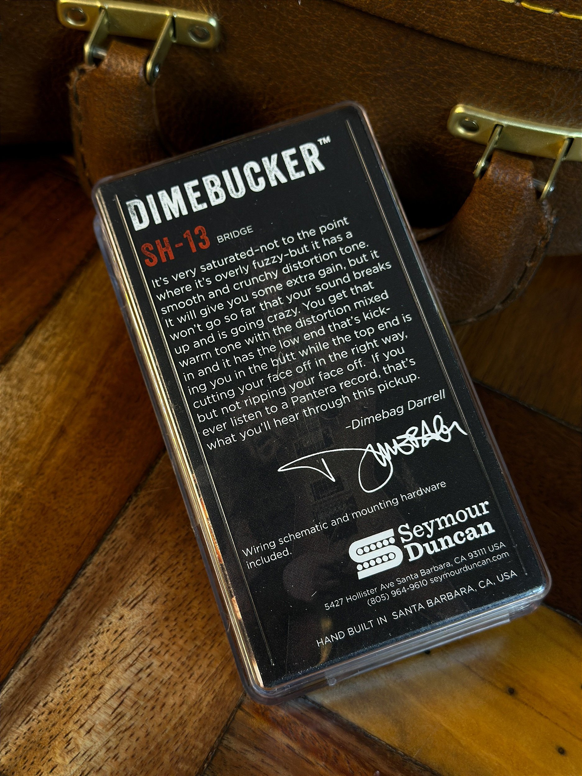 CAPTADOR SEYMOUR DUNCAN DIMEBUCKER SH-13 BRIDGE - PRETO - Crunch Music