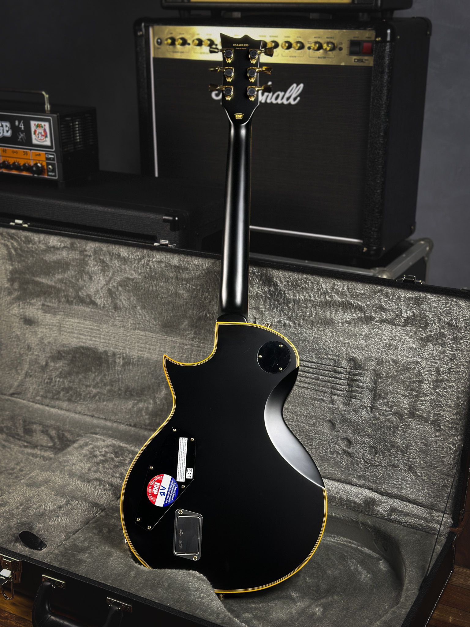 GUITARRA ESP E-II Eclipse DB - VINTAGE BLACK - Crunch Music