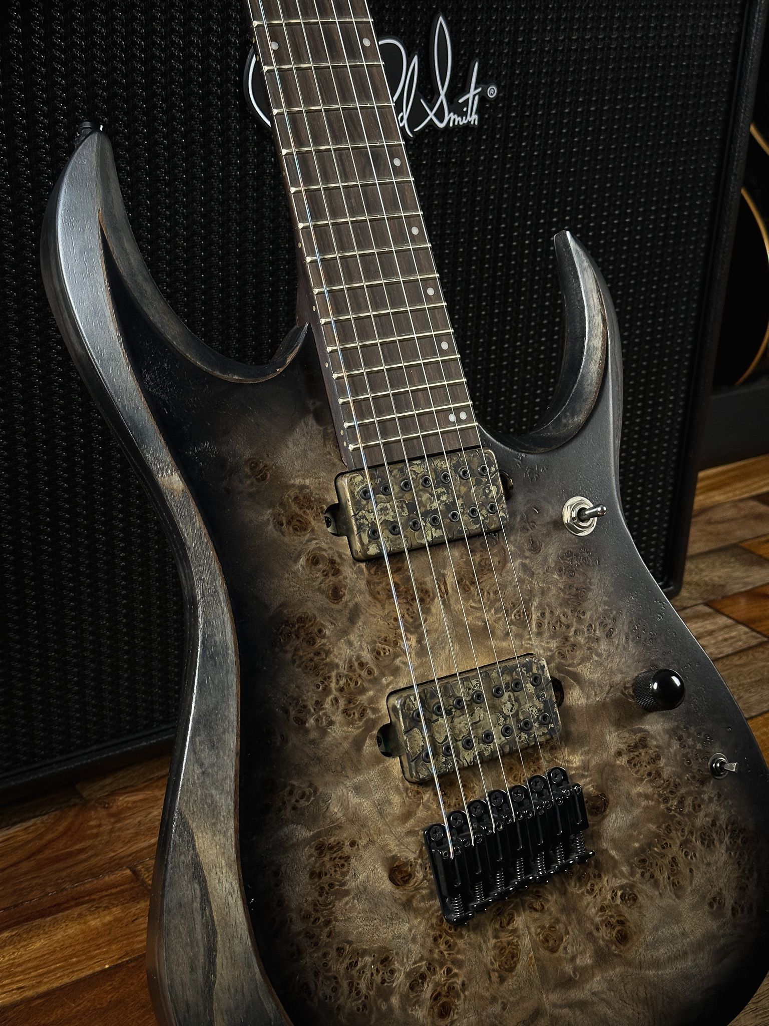 GUITARRA 7 CORDAS IBANEZ RGD71ALPA-CKF - Humbucker - Ponte FIxa ...