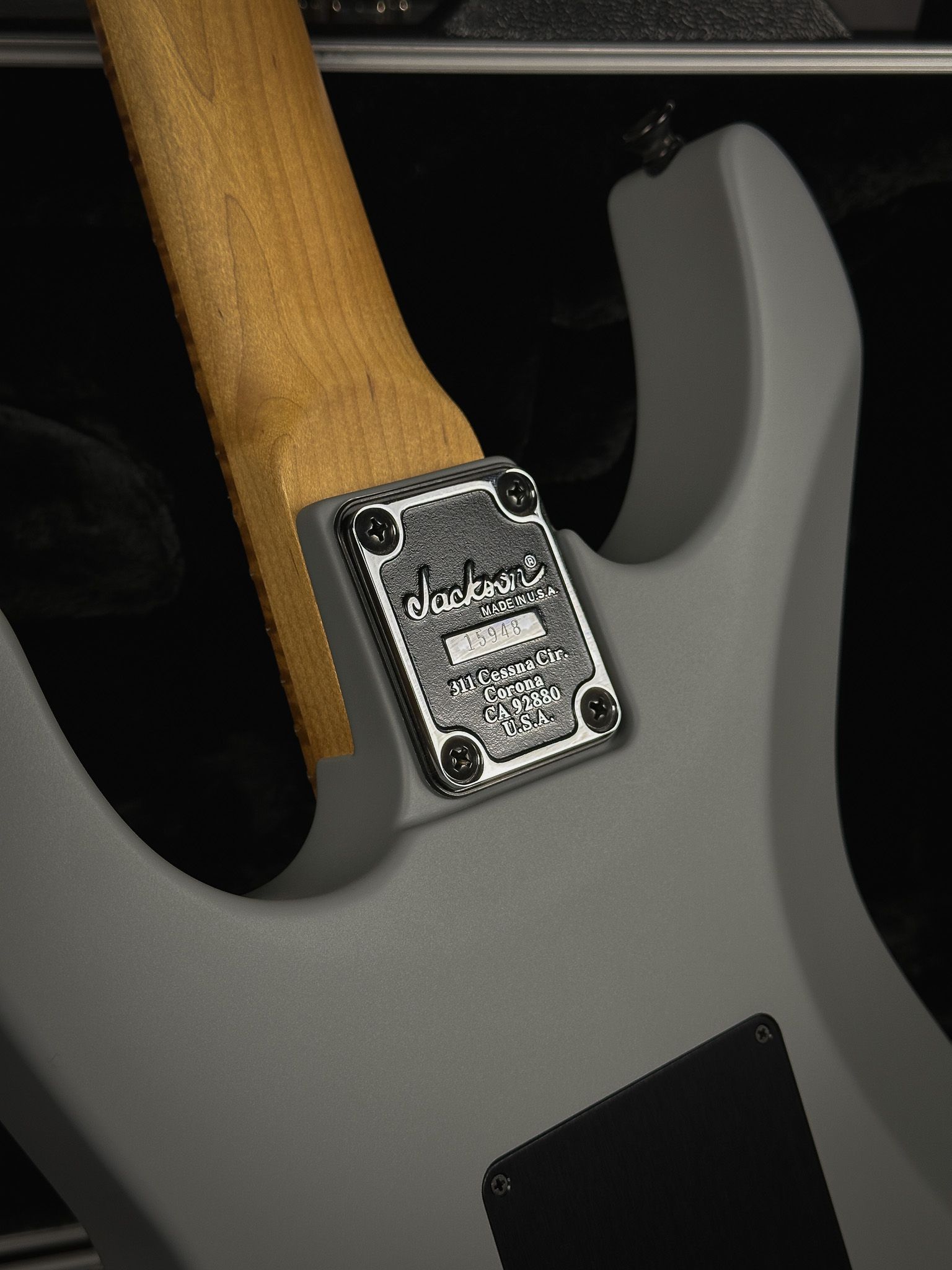 Guitarra Jackson Phil Collen - Satin Gray - Custom Shop - Crunch Music