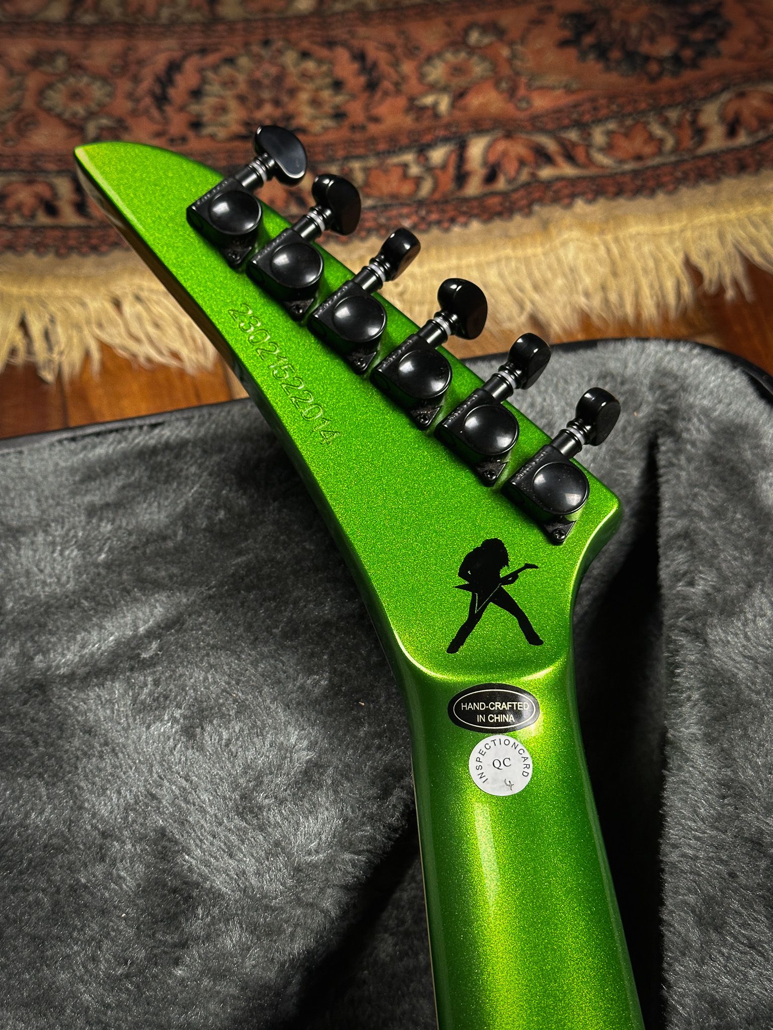 Guit. Kramer Dave Mustaine Rust in Peace Alien Tech Green - Humbucker ...