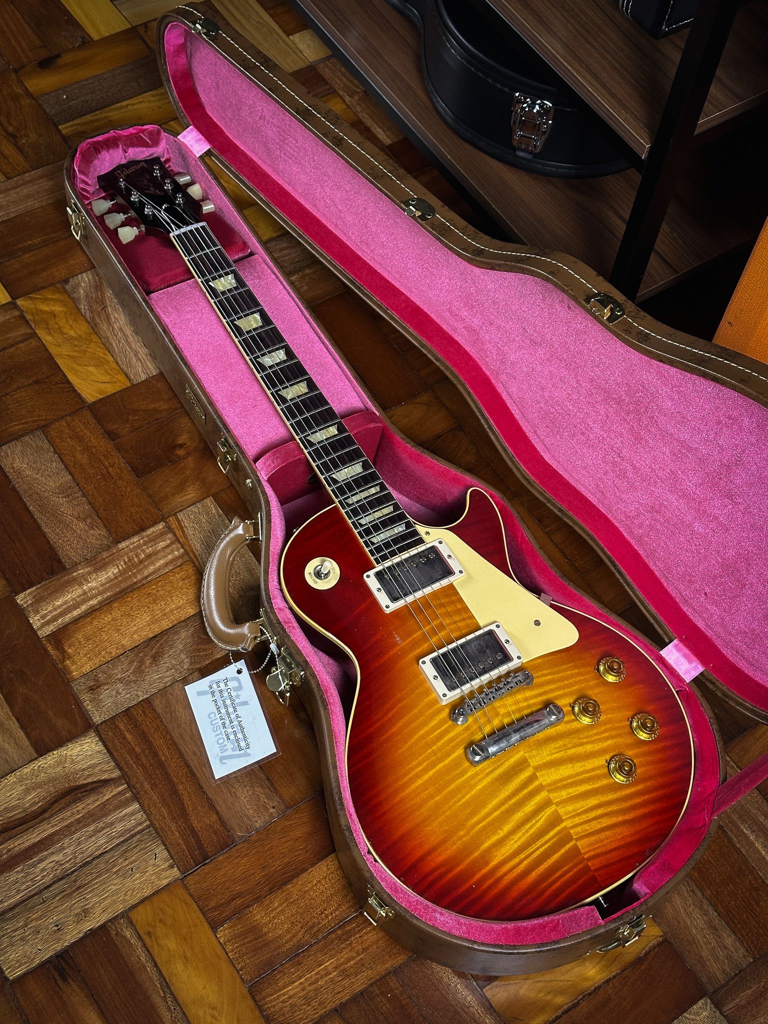 Guitarra Gibson Les Paul 1959 Murphy Lab Light Aged Factory Burst ...