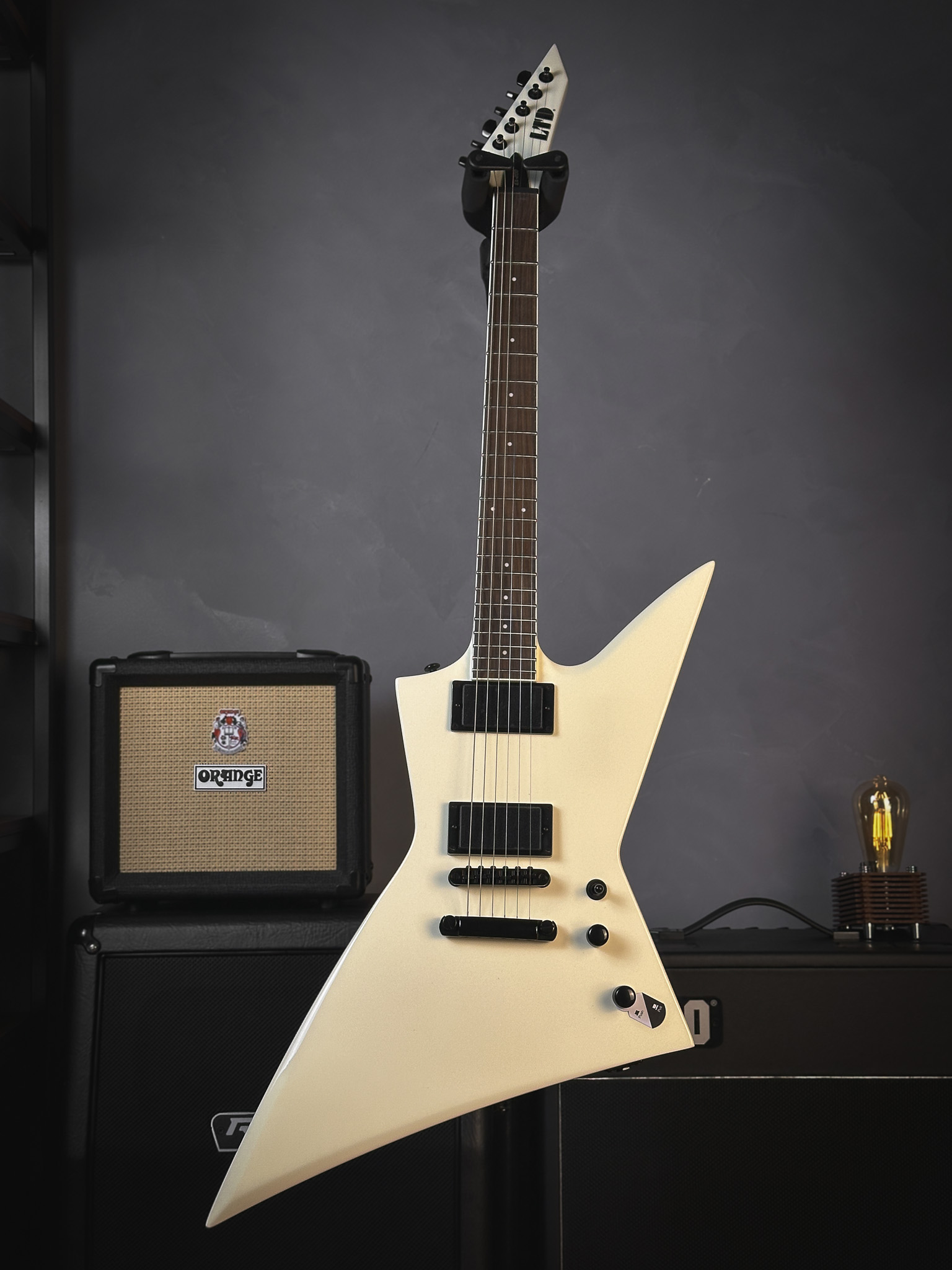 GUITARRA ESP LTD EX-200 - OLYMPIC WHITE - HUMBUCKER - PONTE FIXA ...