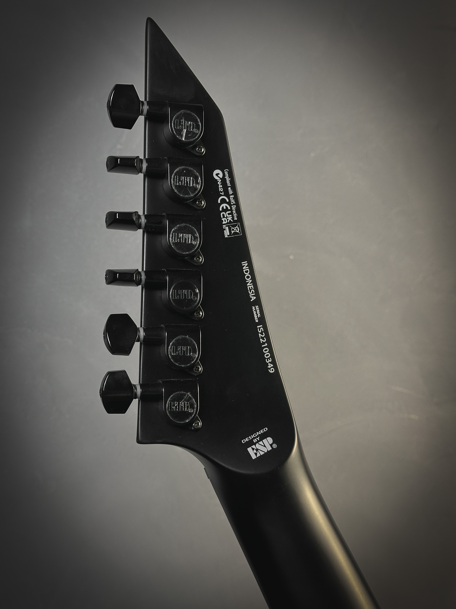 GUITARRA ESP LTD EX-201 - BLACK SATIN - HUMBUCKER - PUSH PULL - Crunch ...