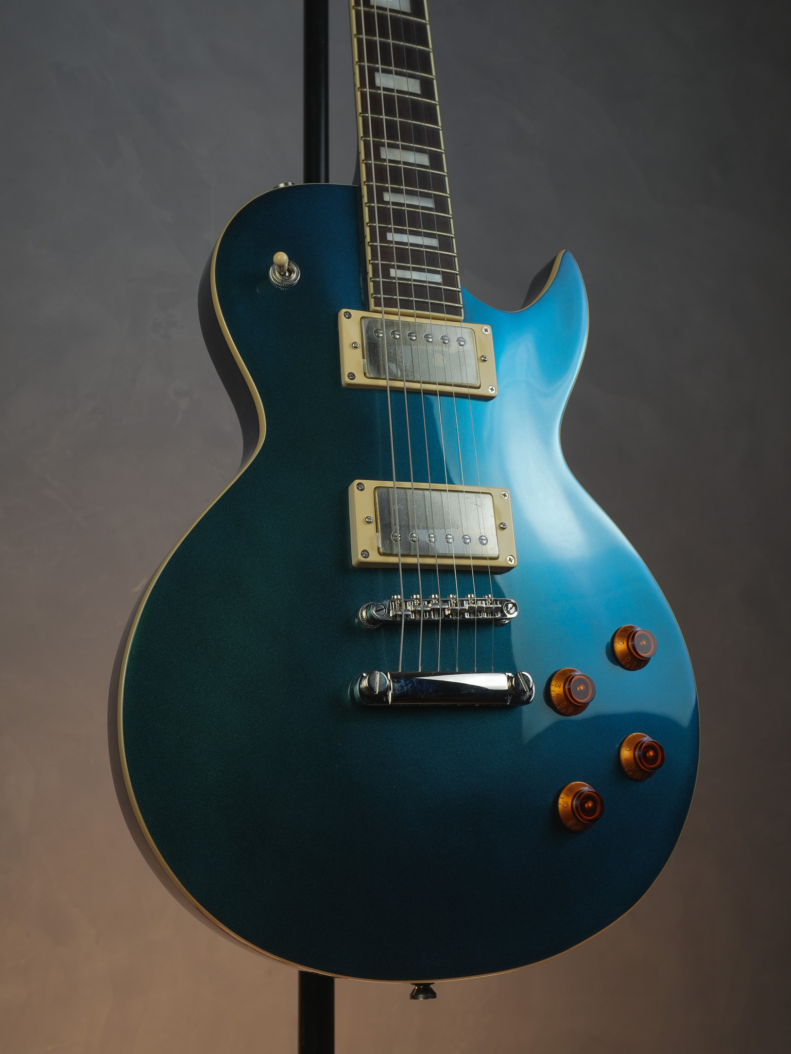 Guitarra Cort Cr 200 Fbl - Lp - Humbucker - Ponte Fixa - Outlet ...