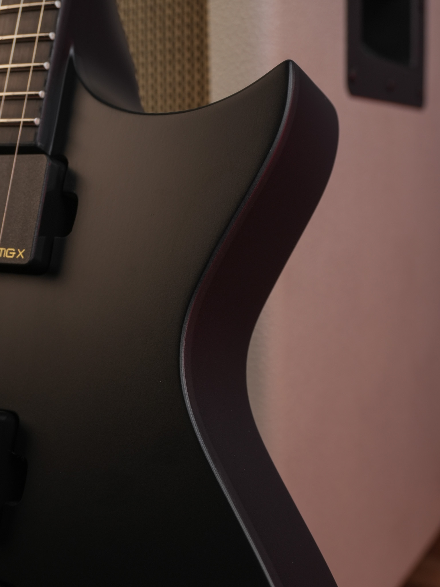 Guitarra Esp Ltd Mille Petrozza Mk-ec-fr - Black Satin - Crunch Music