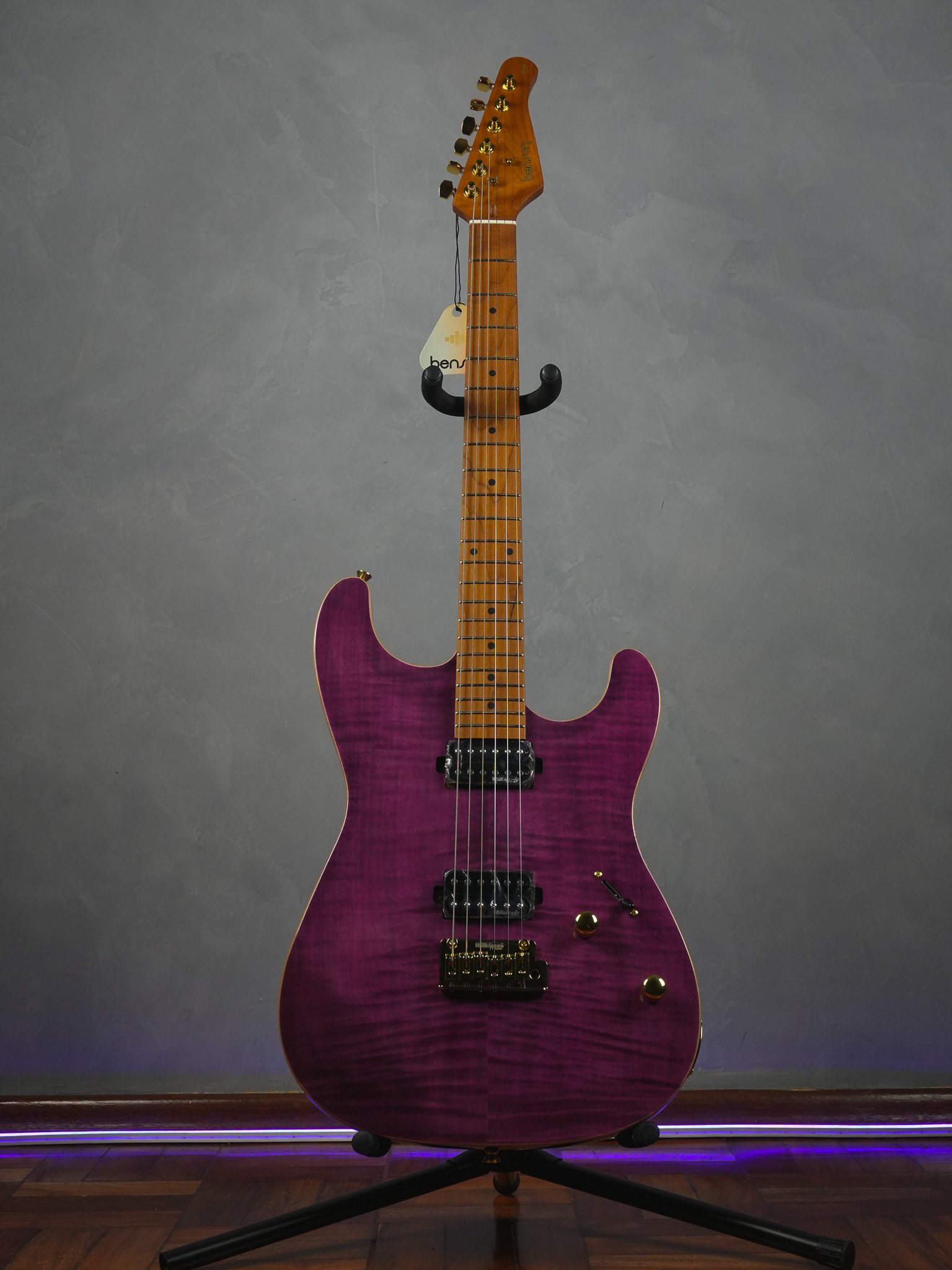 Guitarra Benson Hardy Modern M PPB - HH - Bag - Purple Burst - Crunch Music
