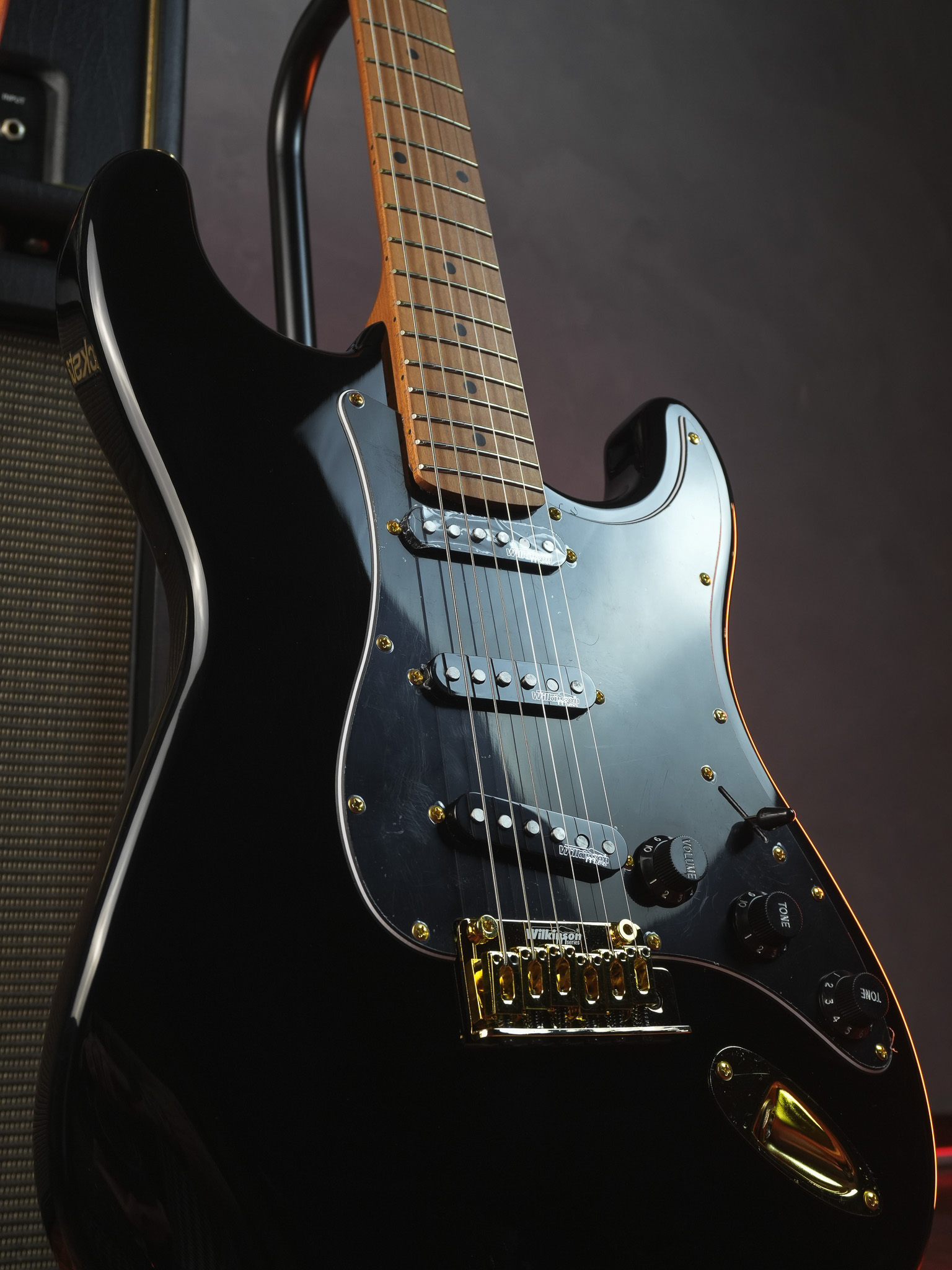 Guitarra Benson Hardy S 901 M Bk/bk Gold - Crunch Music