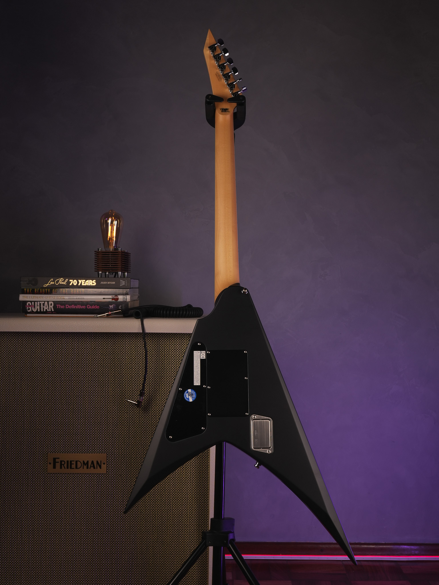 Guitarra Flying V Esp Alexi Laiho Ripped - Custom Shop - Crunch Music