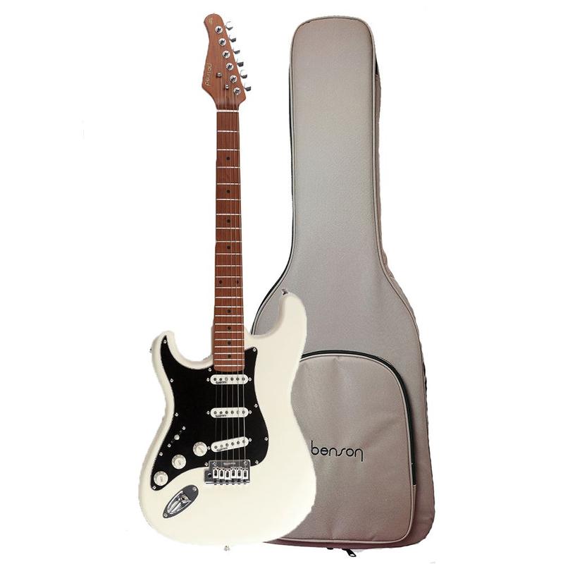 Guitarra Benson Hardy S 901 M OW/BK Chrome Canhota - Crunch Music