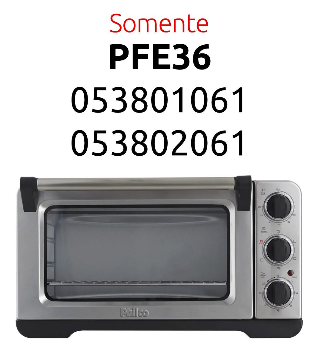 Bandeja | Forno Airfryer Philco PFE36 - Emakoto - Eletrotécnica Makoto