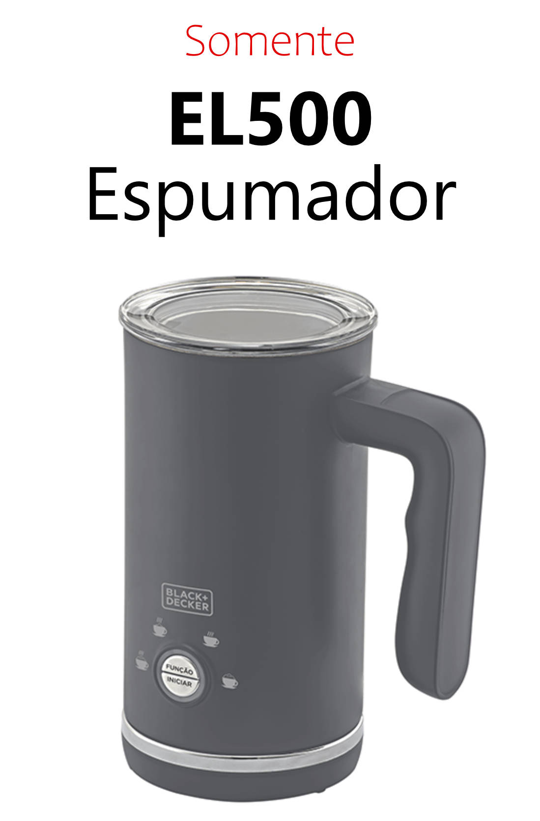 Espumador de Leite Black Decker EL500 - Emakoto - Eletrotécnica Makoto