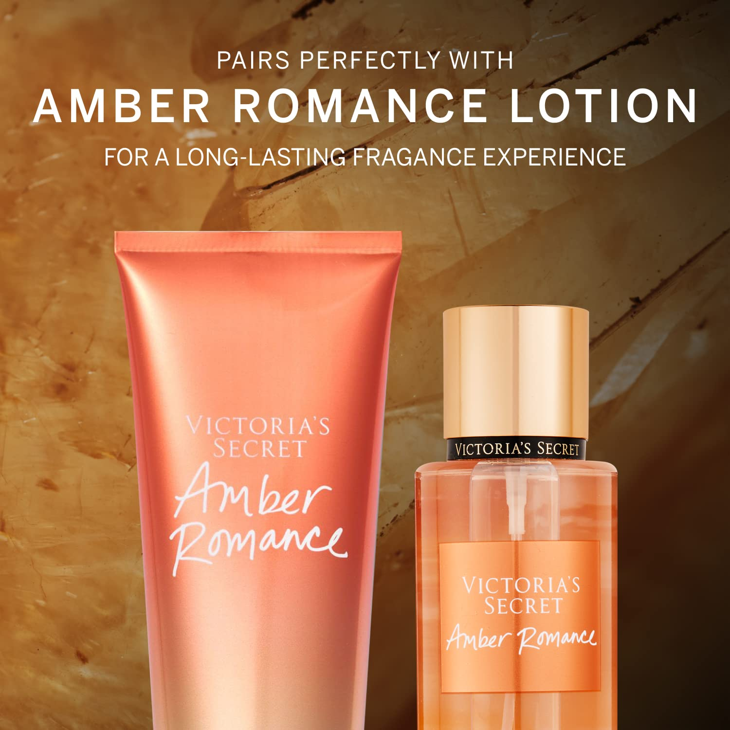 Descubra a fragrância envolvente do Body Splash Amber Romance ...