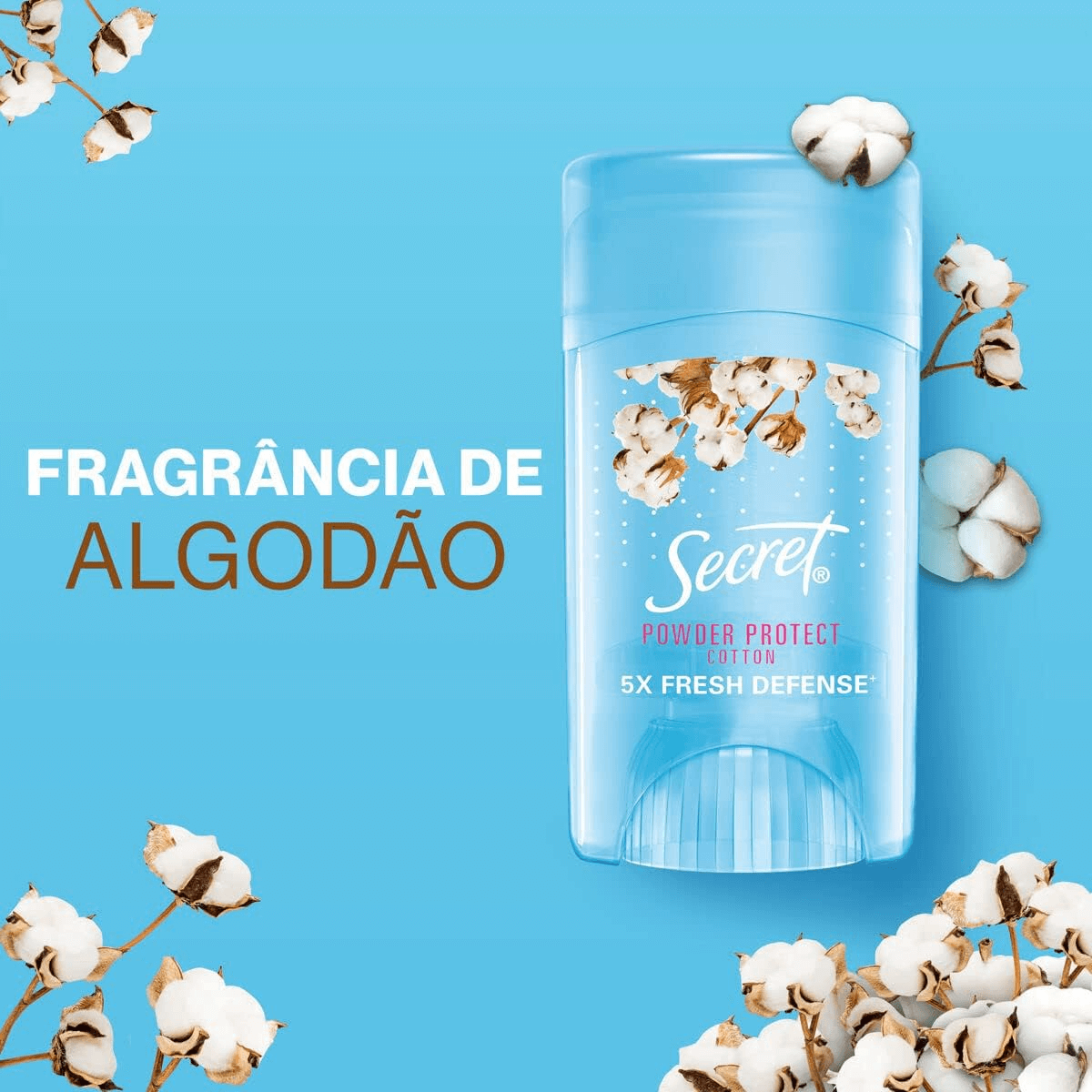 Desodorante Gel Secret: Proteção duradoura com fragrância suave. Clique ...