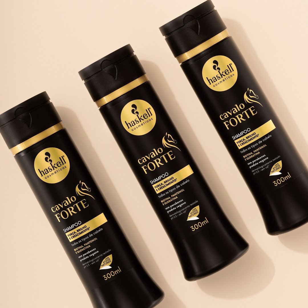 Shampoo Cavalo Forte 300ml - Haskell - Condessa Cosméticos e Perfumaria