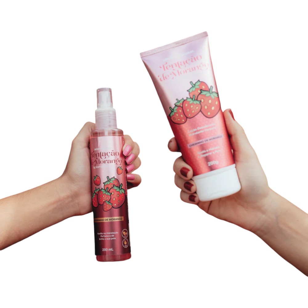 Body Splash Tentação De Morango 200ml - Kamaleão Color - Condessa ...