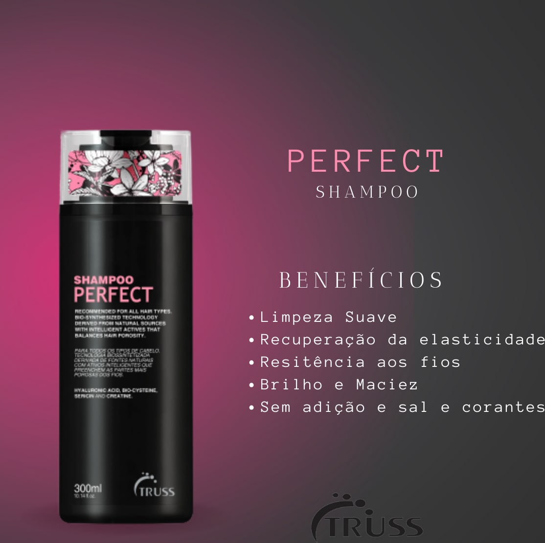 Conheça o Shampoo Perfect 300ml da Truss e tenha cabelos mais saudávei ...