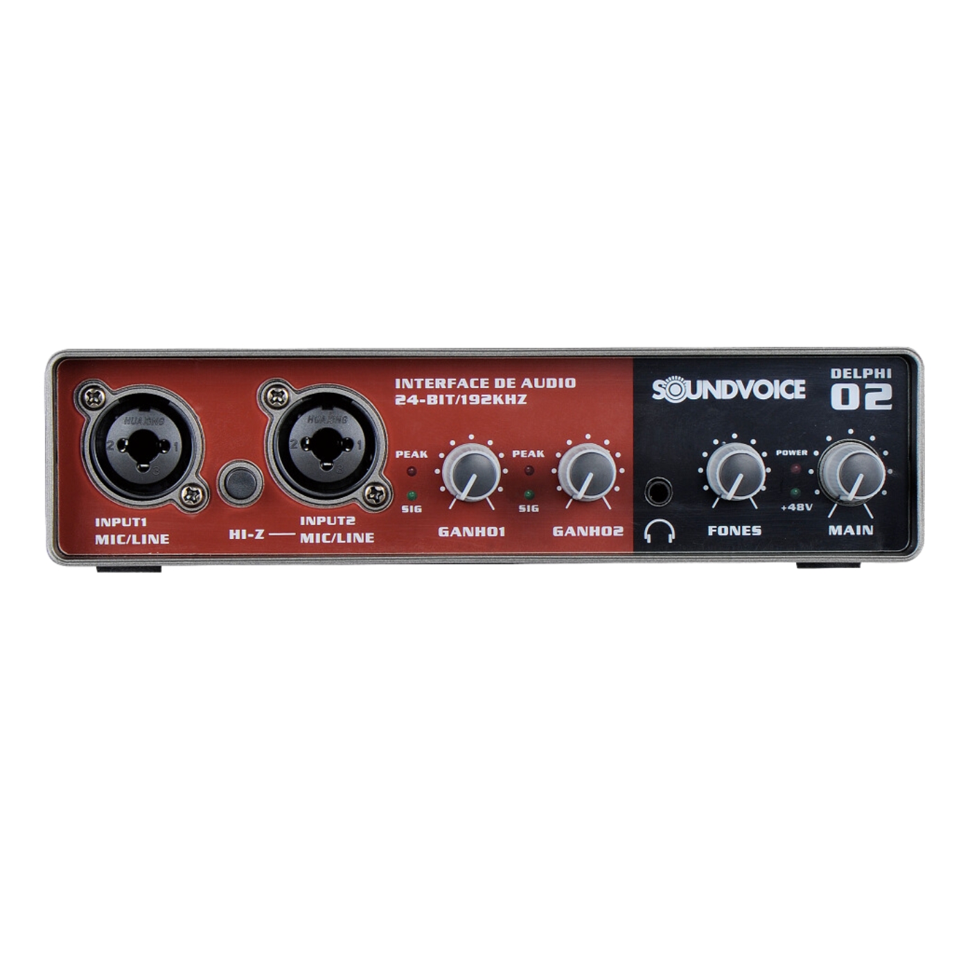 Interface de Audio Delphi-02 Soundvoice - Mix Visão