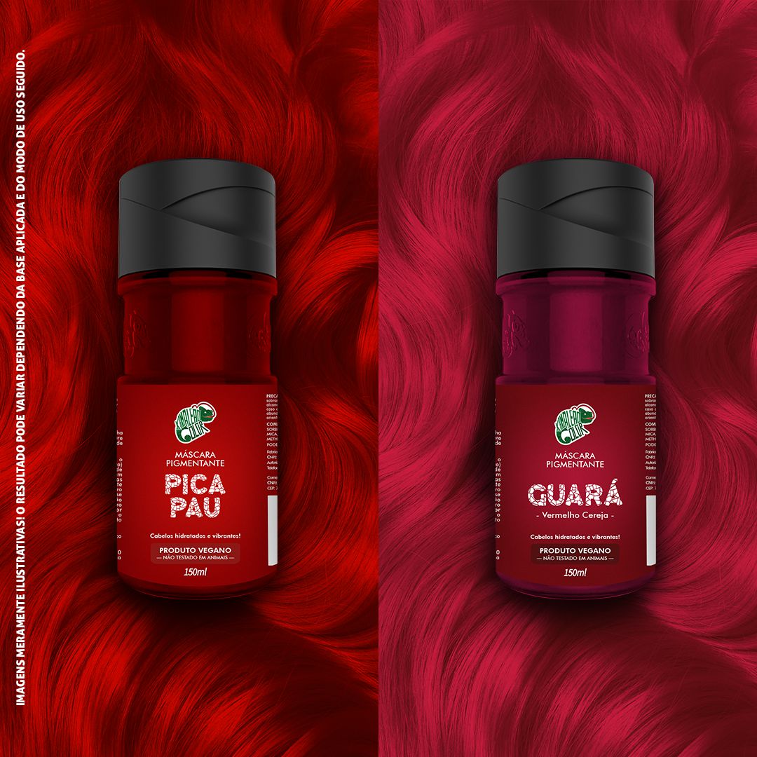 Kamaleão Color - 150ml - Vermelhos e Rosas - BH Beleza Cosméticos....