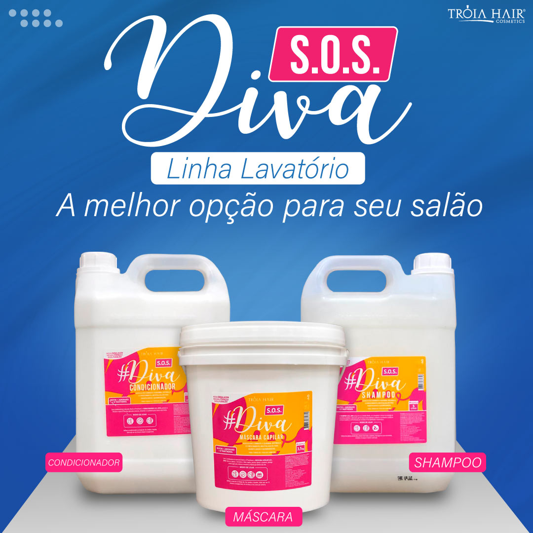 Galão Shampoo Diva (Lavatório) 5Kg - Troia Hair - Troia Hair Shops ...