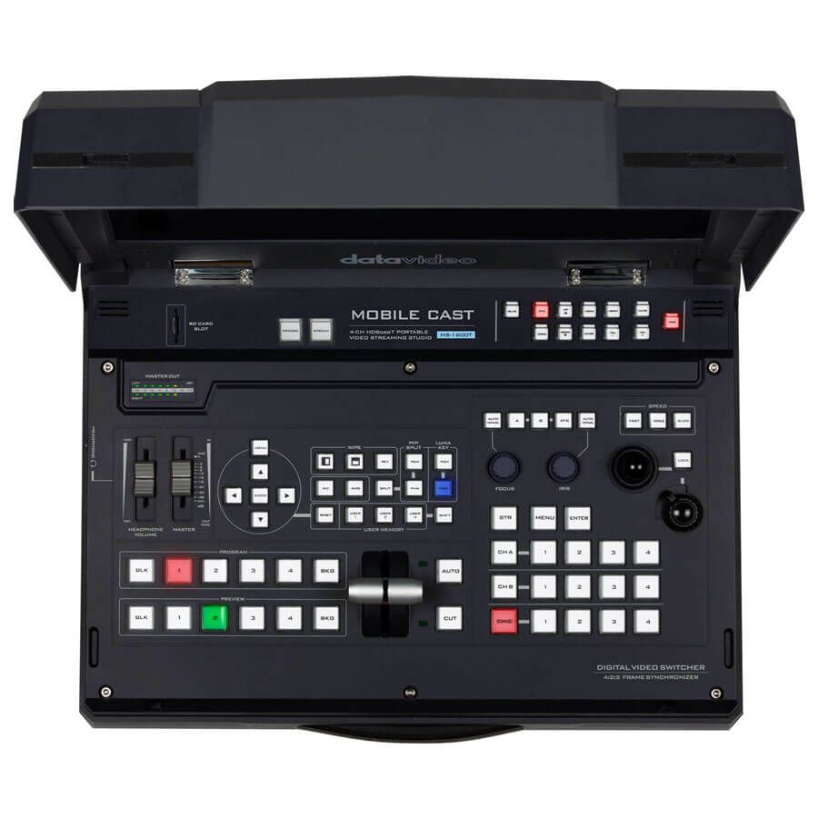 Switcher Portátil HS-1600T Datavideo - Campvideo - Equipamentos ...