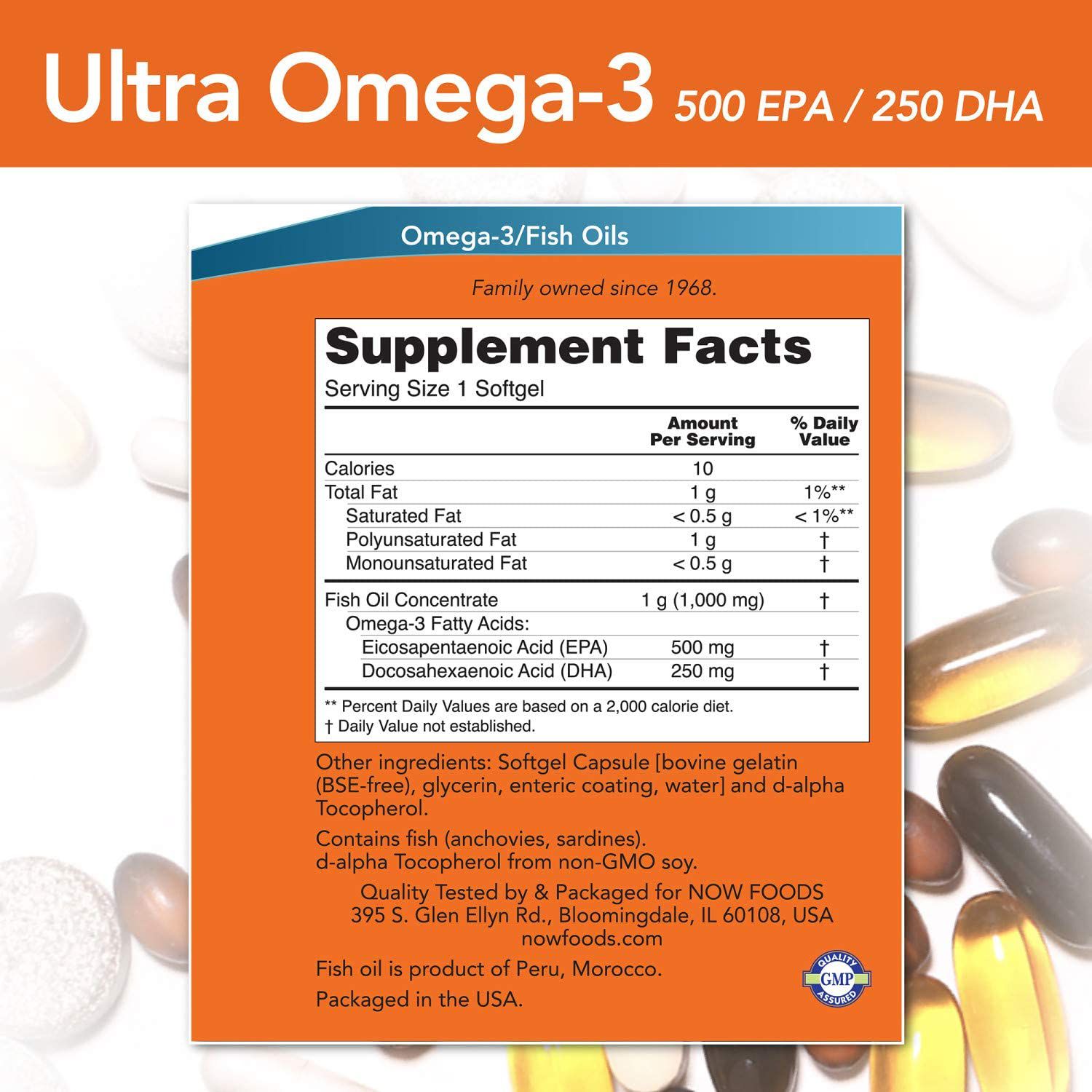 Ultra Omega 3 Now Foods 180 Caps - Todas Vitaminas: Suplementos ...