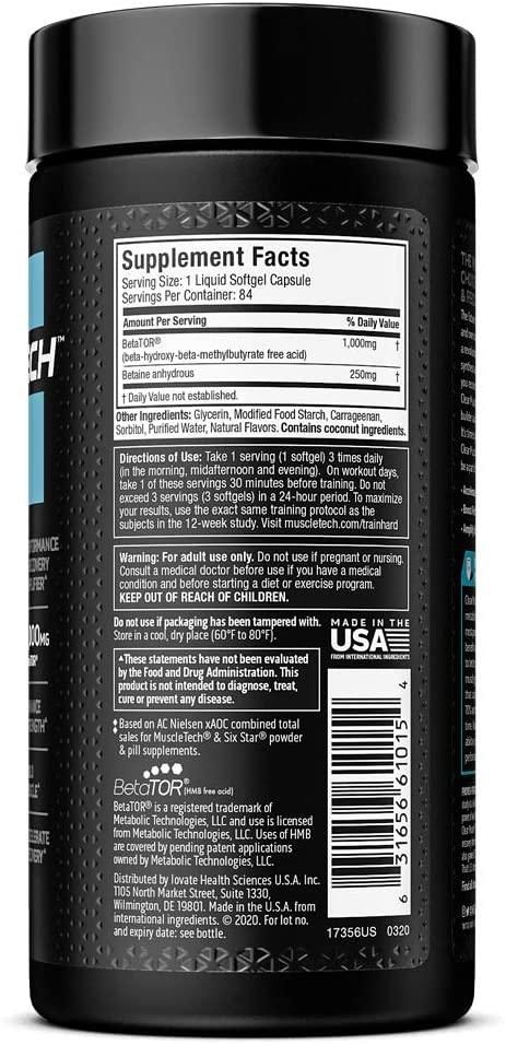 MuscleTech - Clear Muscle Next Gen 84 Capsulas (Nova Formula) - Todas ...