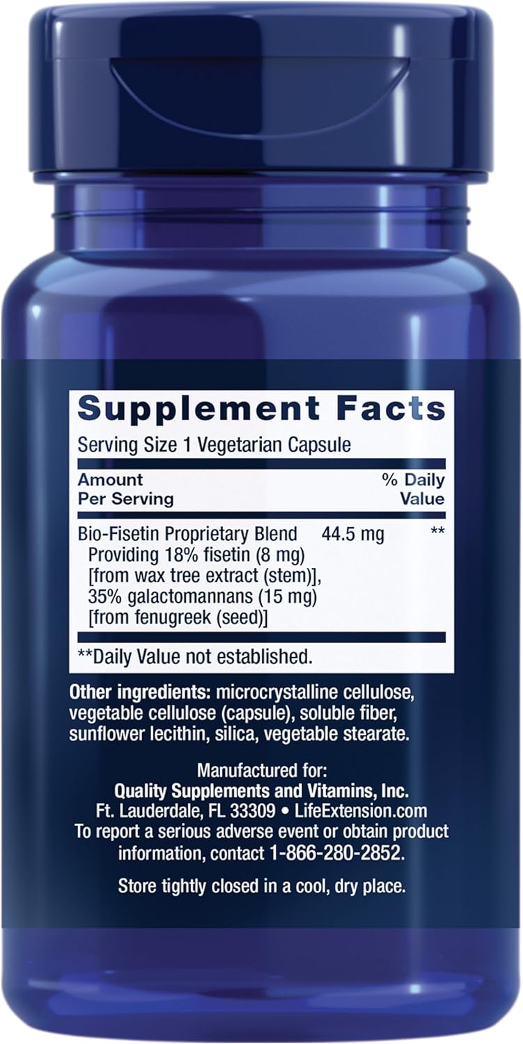 Bio-Fisetin (30 CAPSULES) Life Extension - Todas Vitaminas: Suplementos ...