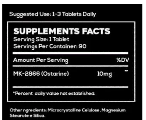Ostarine MK-2866 10mg (90 Tablets) – Androtech Research - Todas ...