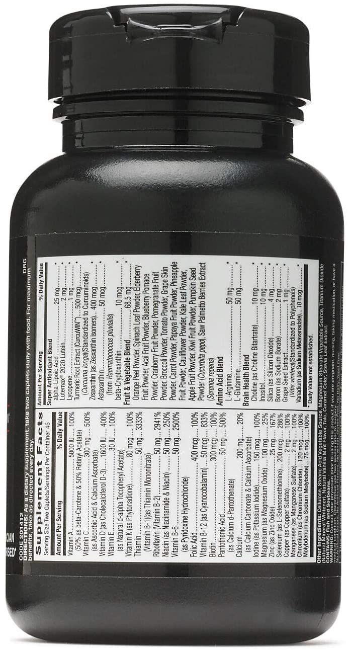 Multivitamínico Mega Men Gnc 90caplets - Todas Vitaminas: Suplementos ...