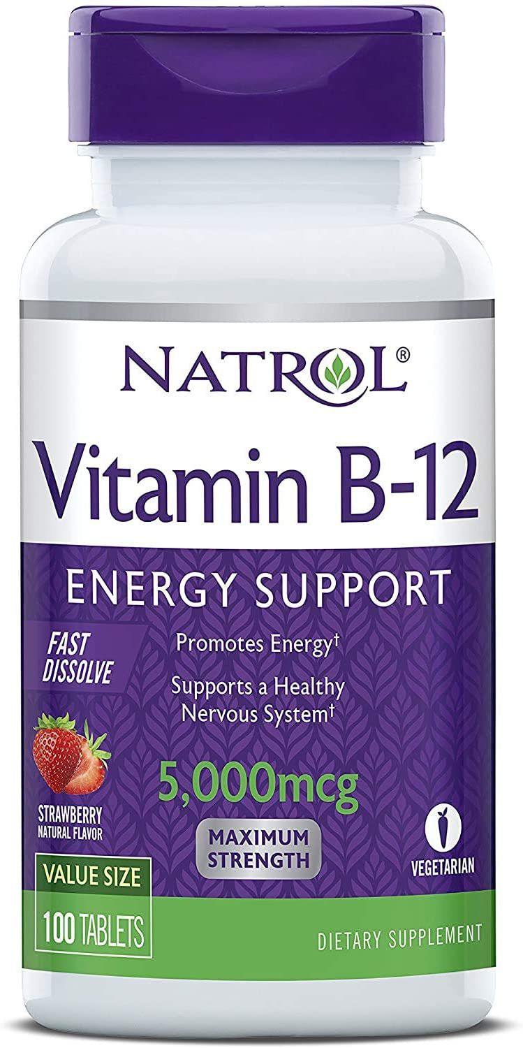 Vitamina B12 5,000mcg 100tbs Natrol Sublingual - Todas Vitaminas ...