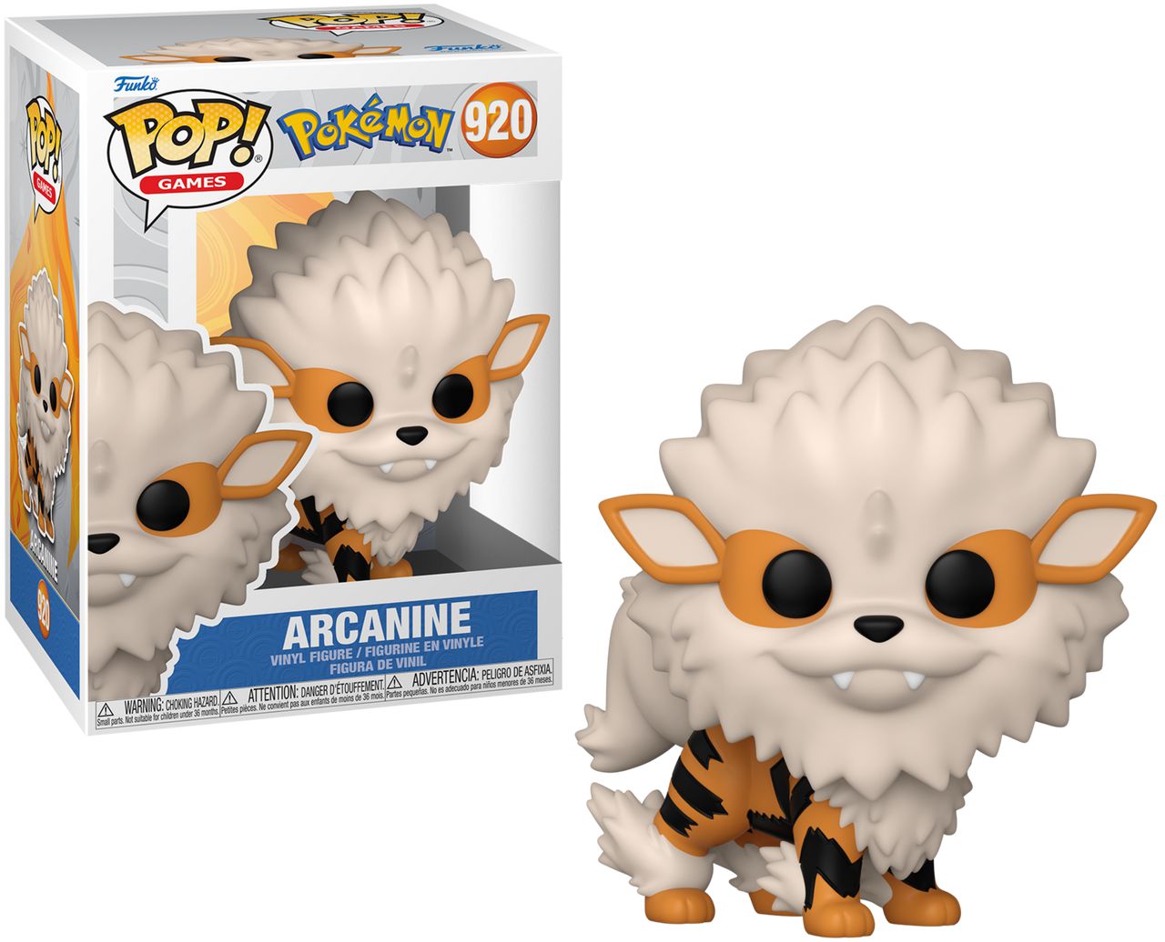 Funko Pop Pokemon Arcanine 920 | Espião Games - www.espiaogames.com.br
