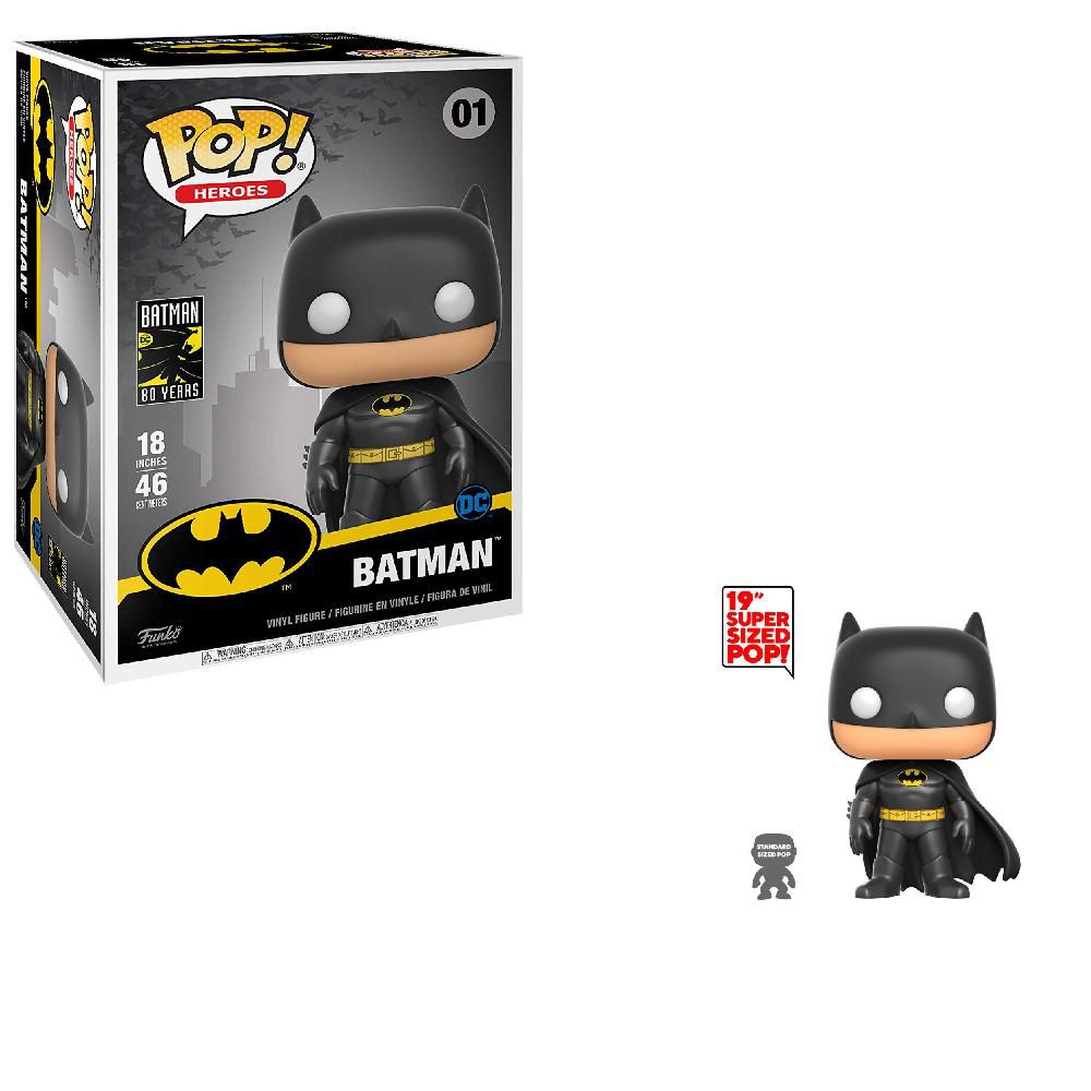 Funko Pop Batman 01 Super Sized 18 - www.espiaogames.com.br