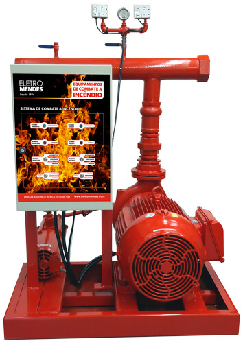 Conjunto motobomba KA-11 para rede anti-incêndio de hidrantes e ...