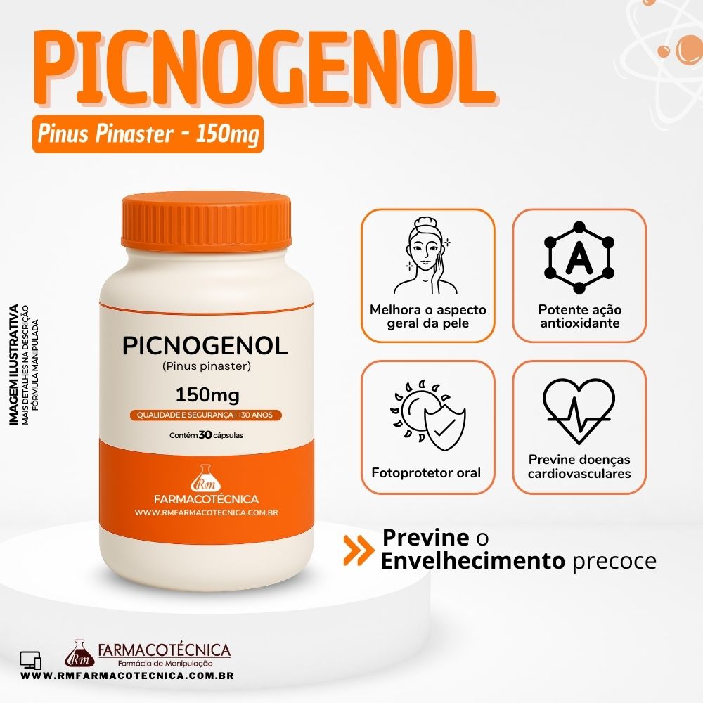 Picnogenol 150 mg – Antioxidante e Fotoprotetor Oral - Farmacotécnica ...