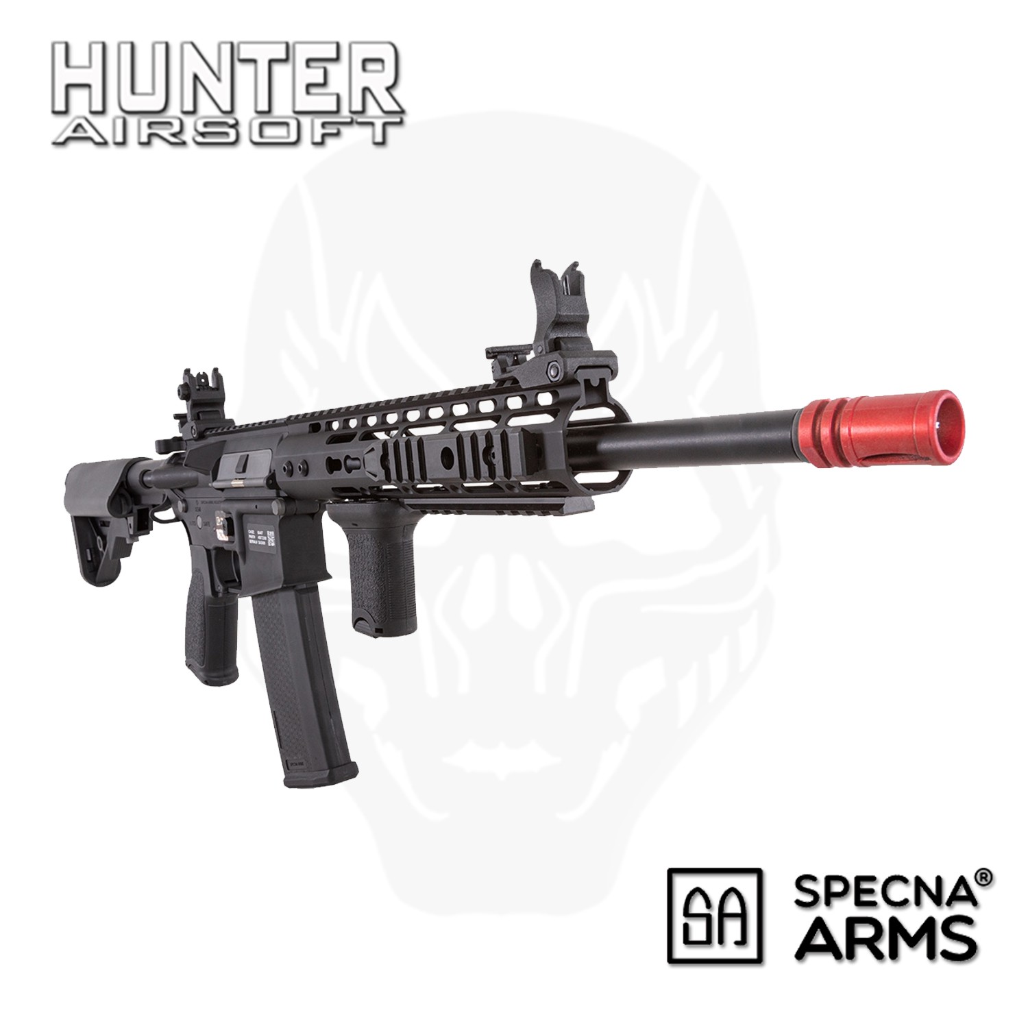 Rifle Airsoft AEG M4 Carbine Long Keymod SA-E09 Black EDGE E-Series ...