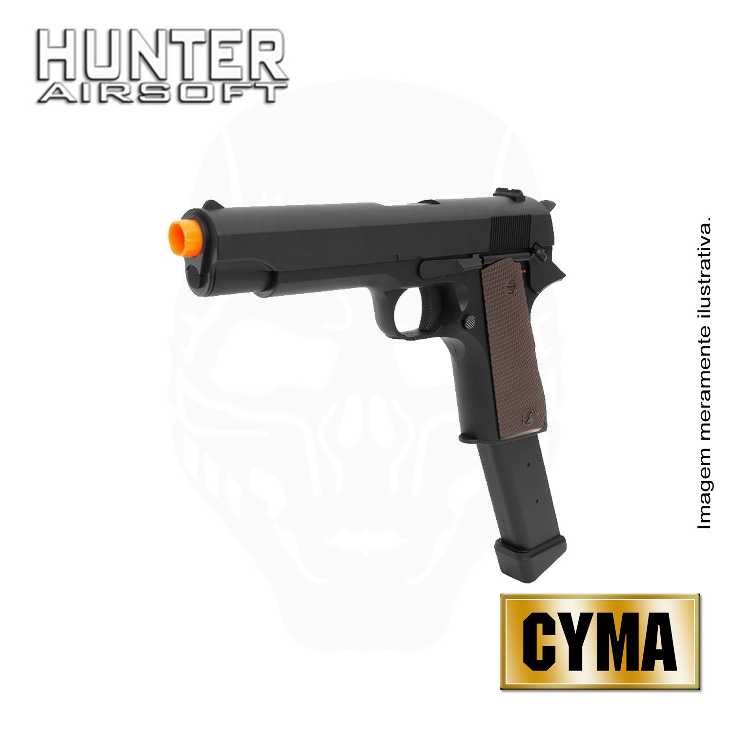 Magazine estendido CM030 CM122 CM123 AEP 100 rounds - Cyma - Hunter Airsoft