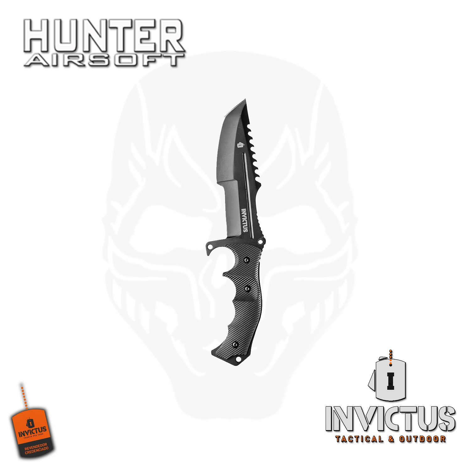 Faca Black Falcon - Invictus - Hunter Airsoft