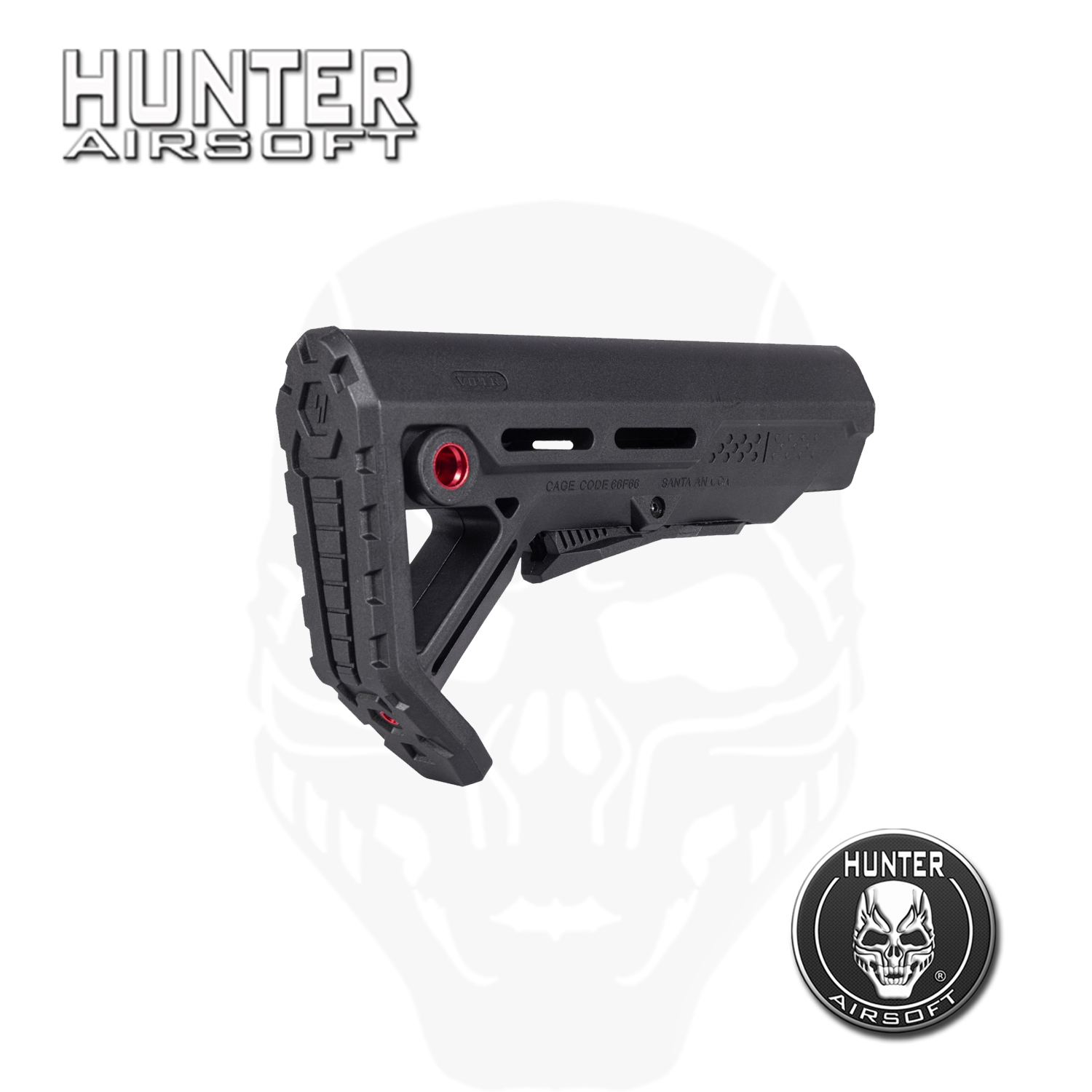 Coronha (stock) Viper M4/M16 Preta – Strike - Hunter Airsoft