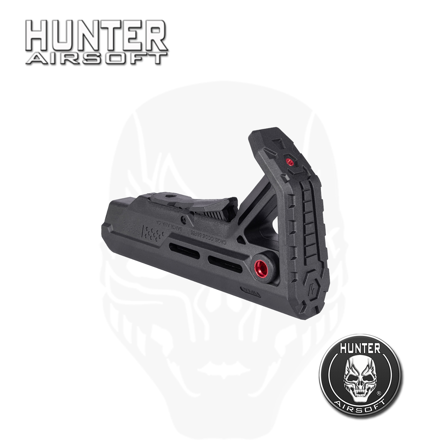 Coronha (stock) Viper M4/M16 Preta – Strike - Hunter Airsoft
