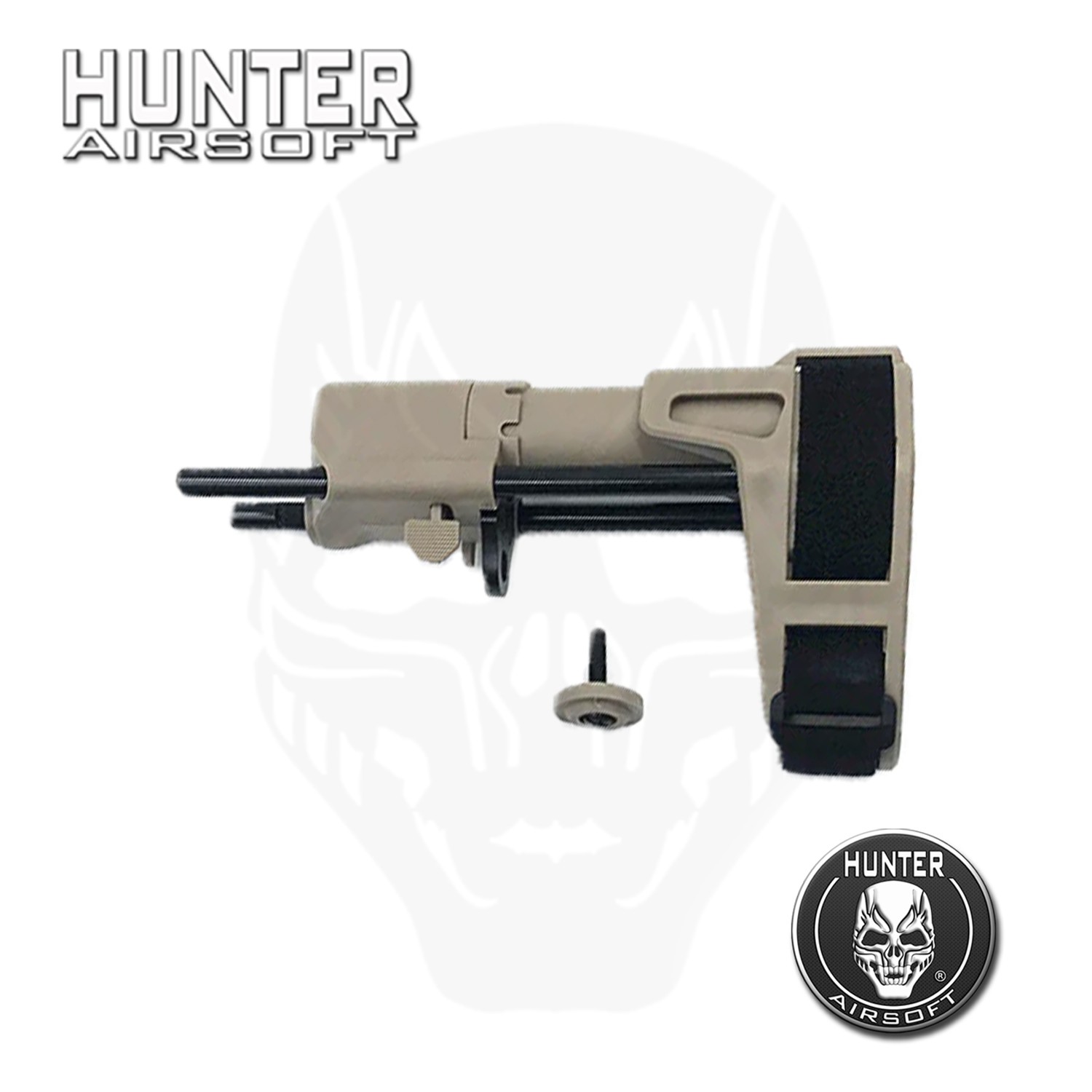 Coronha (stock) SBA3 PDW M4/M16 Tan – Hunter Airsoft - Hunter Airsoft
