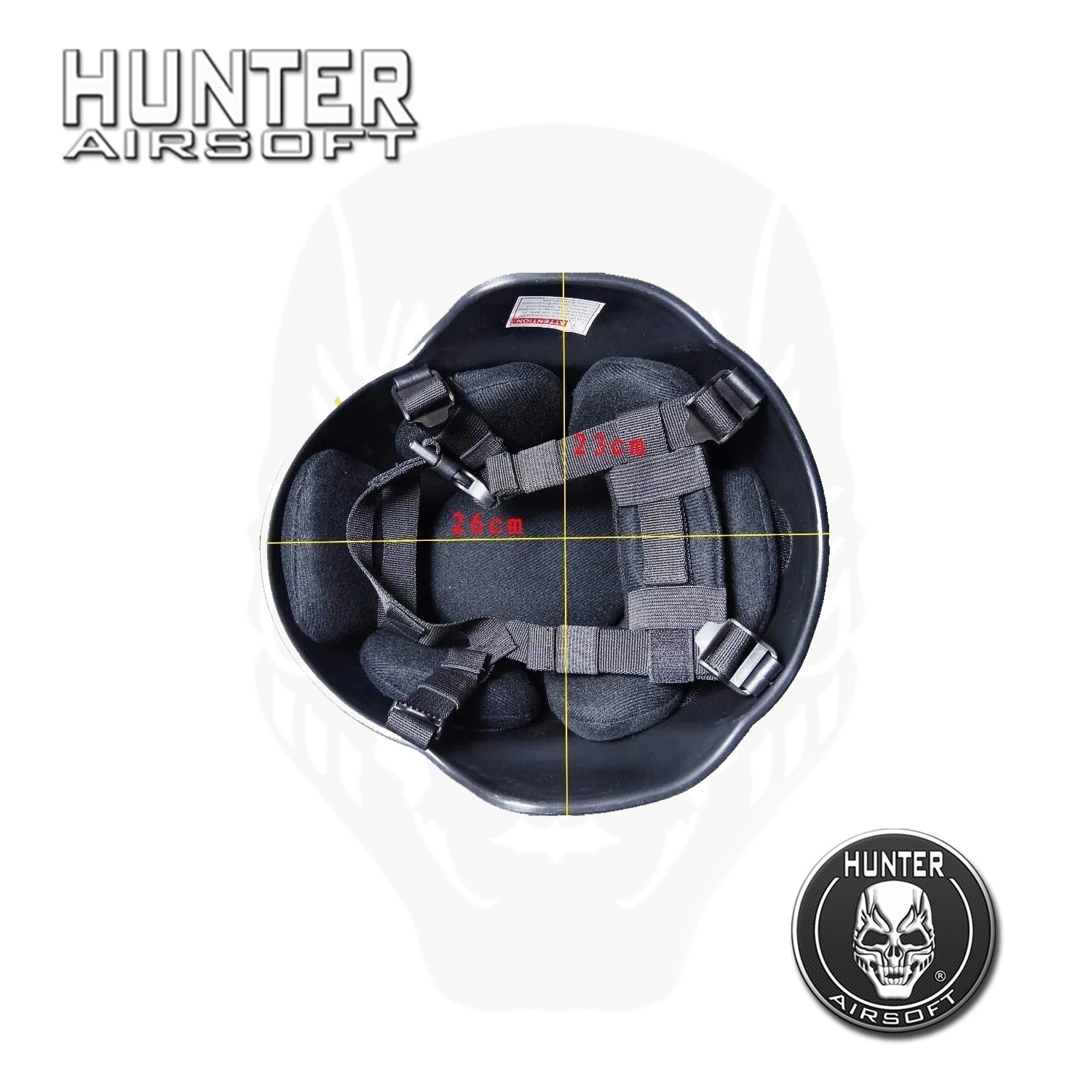 Capacete Tático Militar Airsoft tan - MICH 2000 - Hunter Airsoft