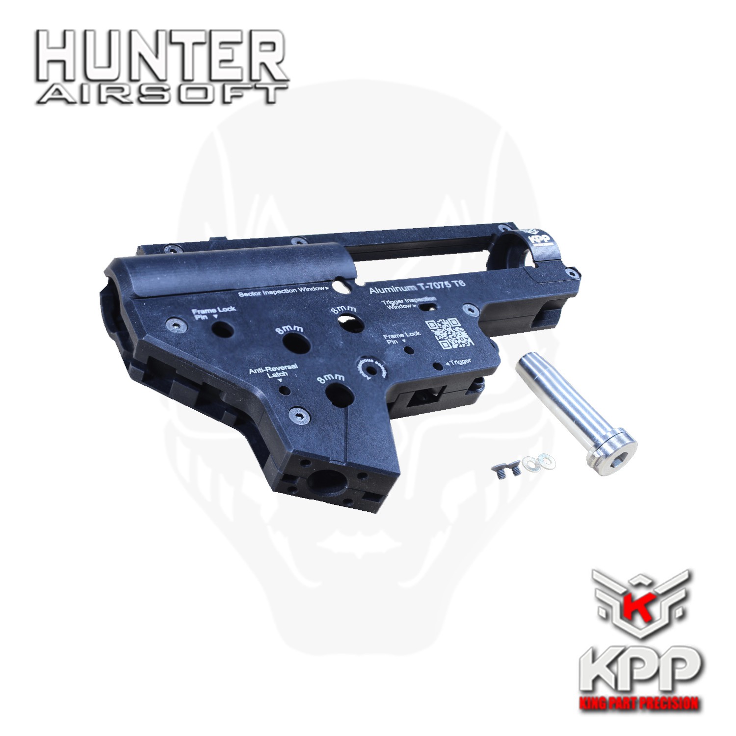 Gearbox Airsoft AEG V2 8mm CNC - KPP - Hunter Airsoft
