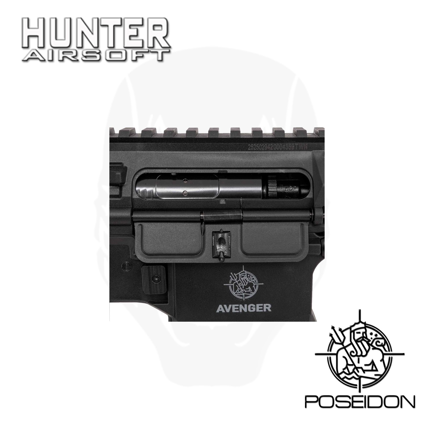 Rifle Airsoft AEG M4 DMR Avenger 5 Black Gatilho Eletrônico - Poseidon ...