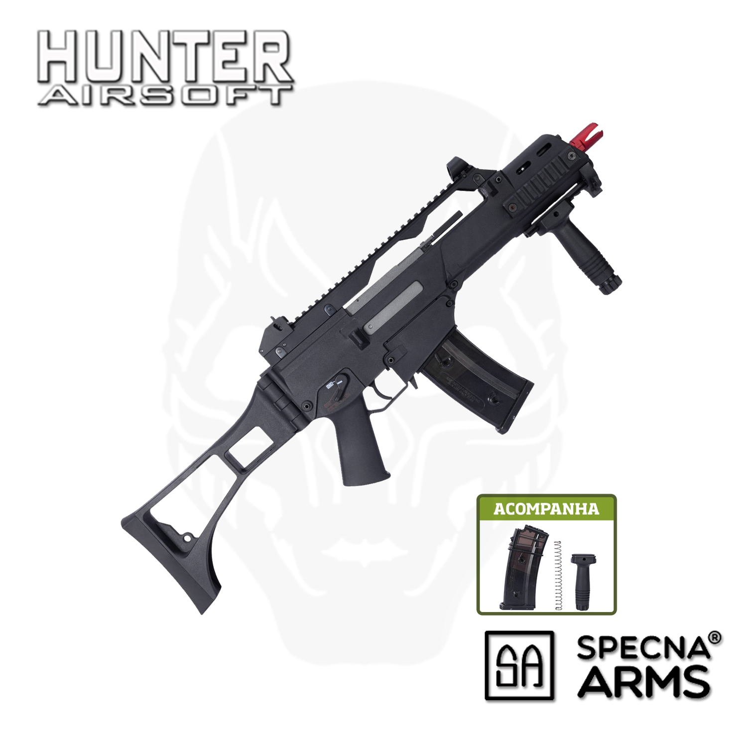 Rifle Airsoft AEG G36 RIS Short SA-G12 Blowback EDGE E-series Black ...