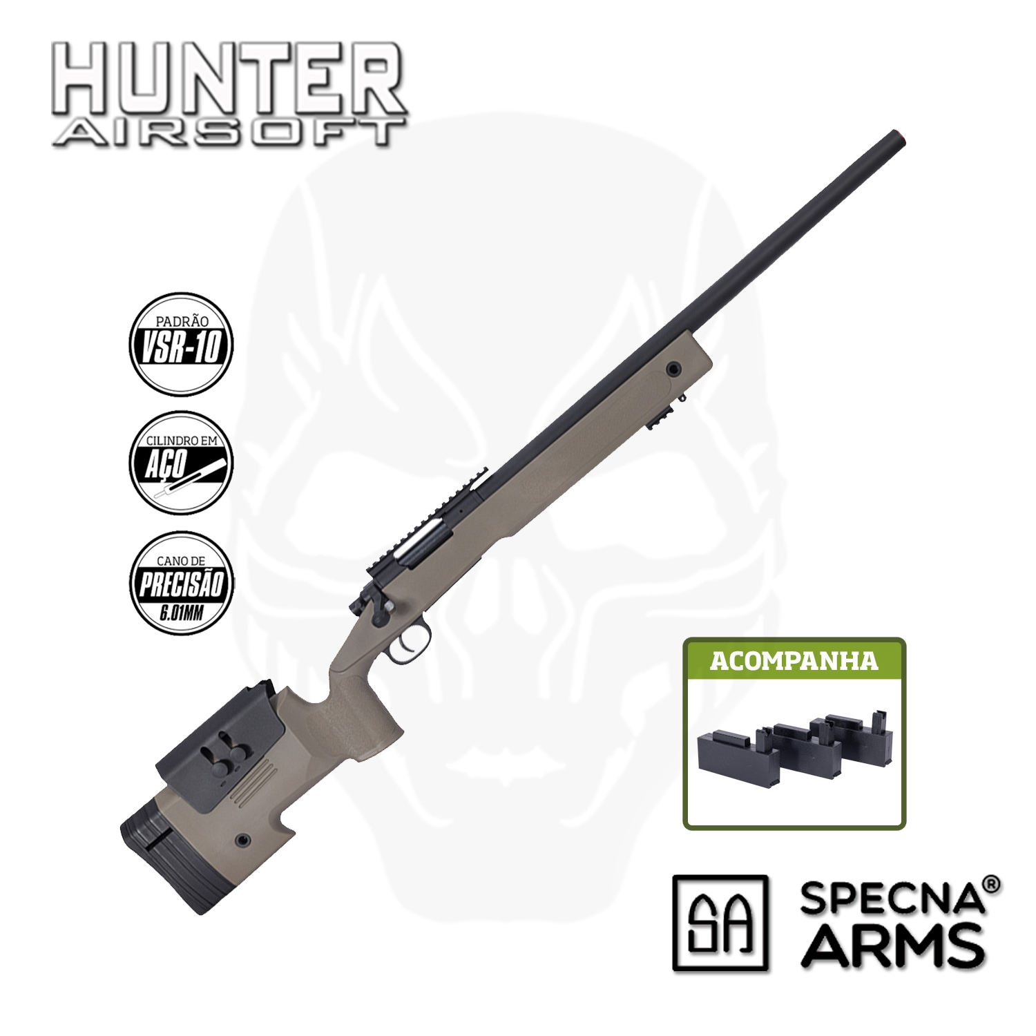 Rifle Sniper Airsoft M40 SA-S02 Core S-Series Tan - Specna Arms ...